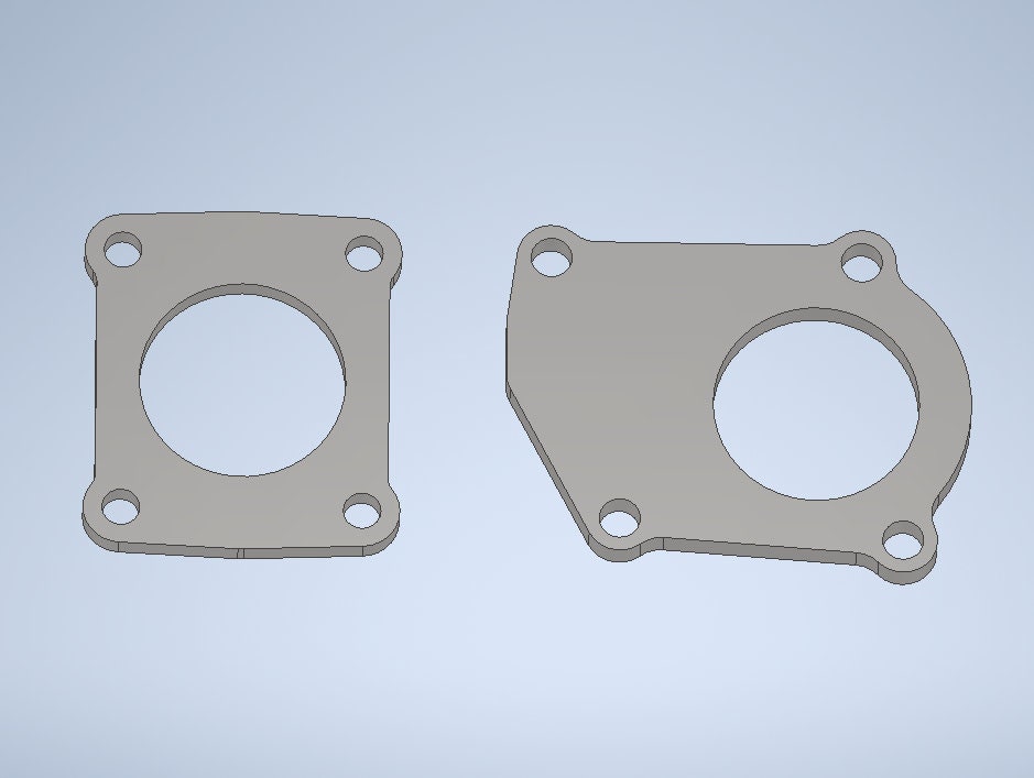 Toyota Supra CT26 Turbo Flanges DXF Files - Etsy