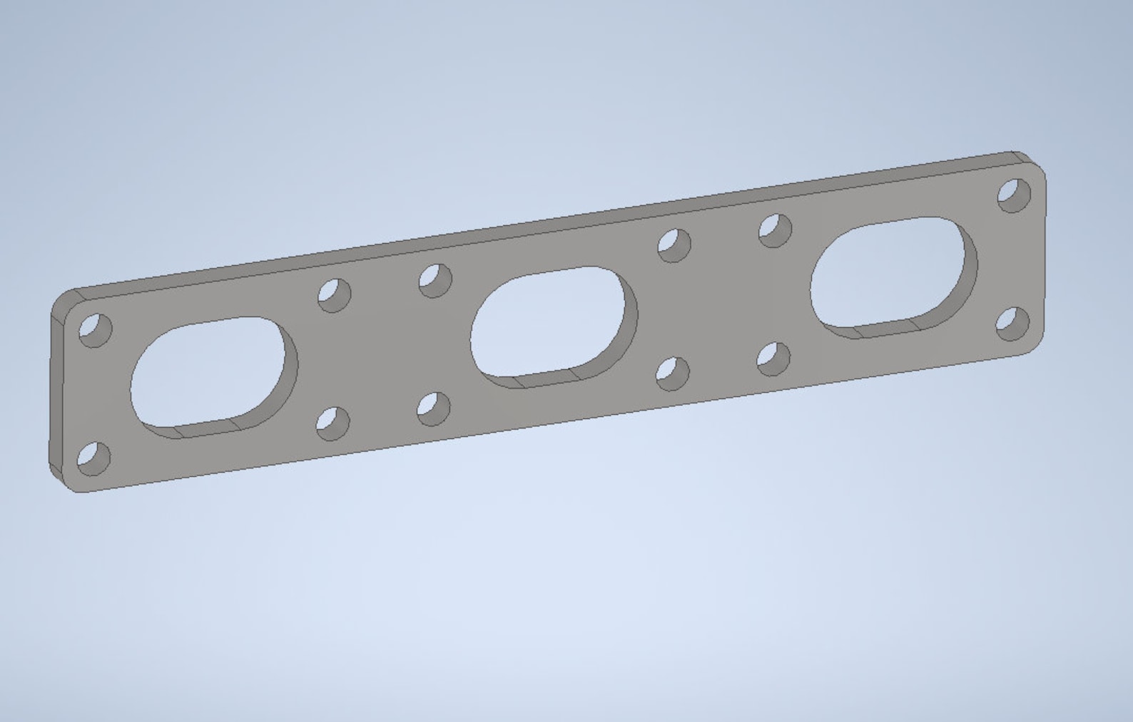 BMW M50 M52 M54 Exhaust Manifold Flange DXF File - Etsy