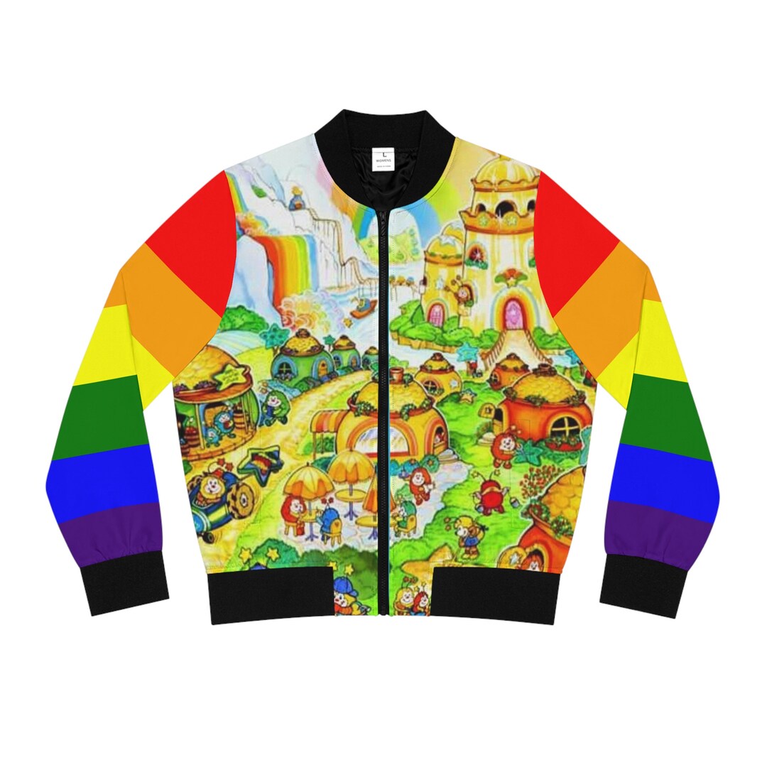 Rainbow Brite & the Color Kids Women's Bomber Jacket - Etsy