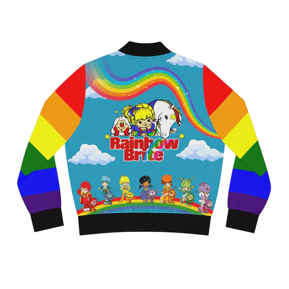 Rainbow Brite & the Color Kids Women's Bomber Jacket - Etsy