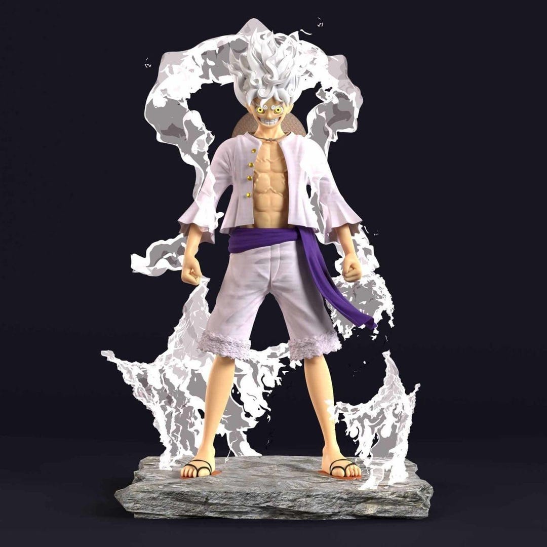 One Piece 3D Print File Luffy, Zoro, and More STL Digital Download ...