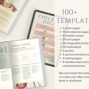 Ebook Template Canva | Minimalist Pastel Workbook | Course Creator ...