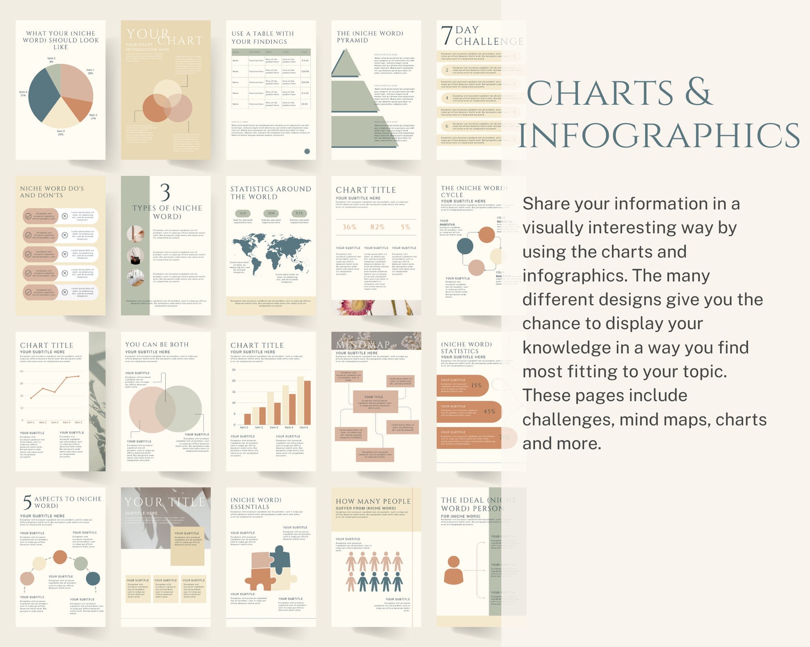Ebook Template Canva | Minimalist Pastel Workbook | Course Creator ...