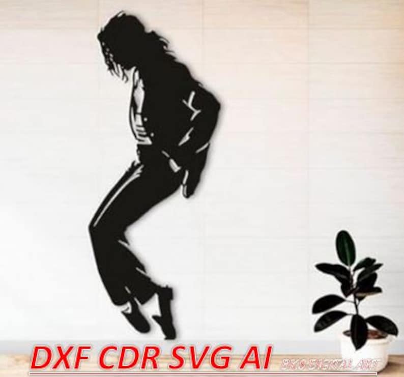 Laser Cut Michael Jackson Vector CDR SVG Dxf Ai Download - Etsy Ireland