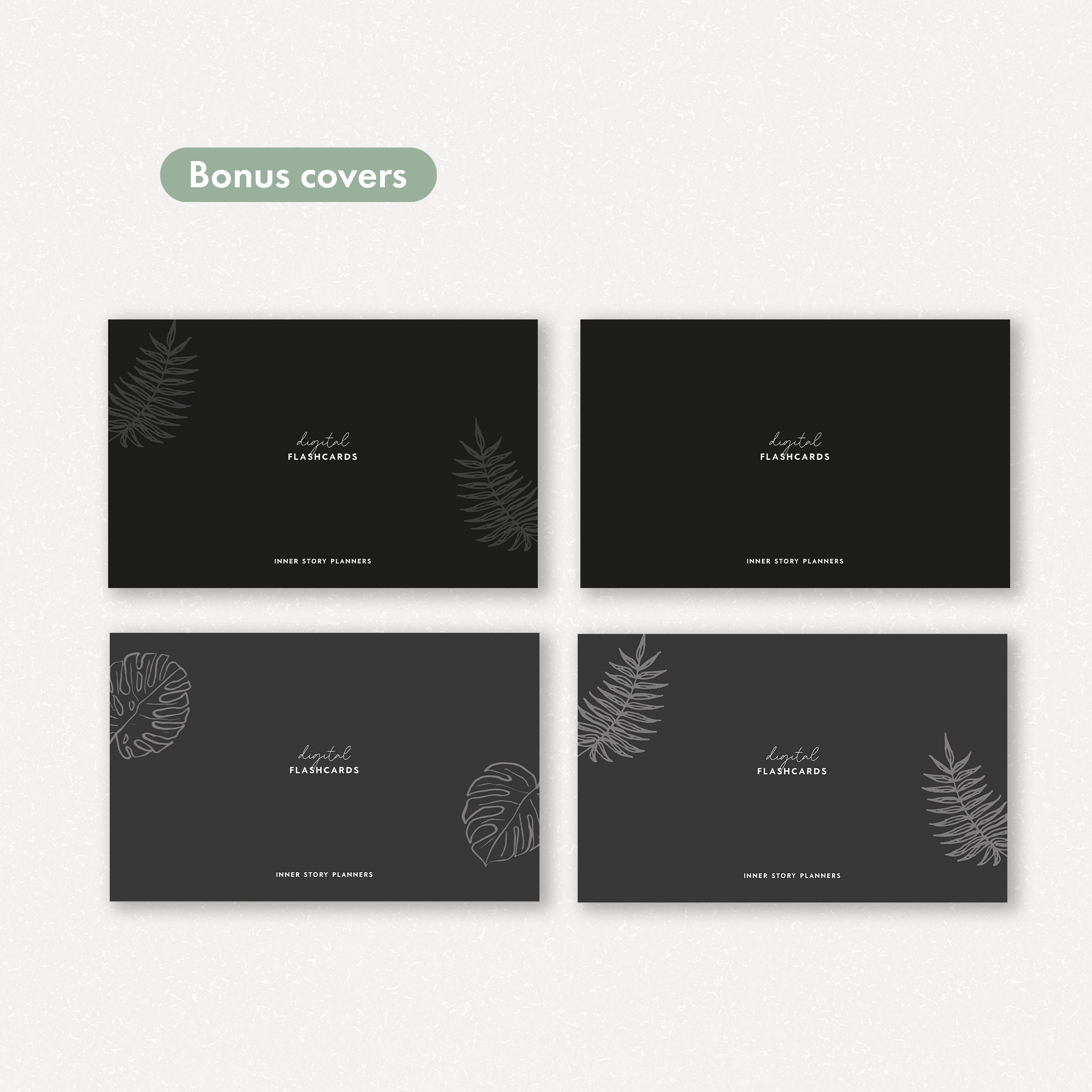 Digital Flashcards, 48 Student Flash Card Notebooks for Goodnotes and ...