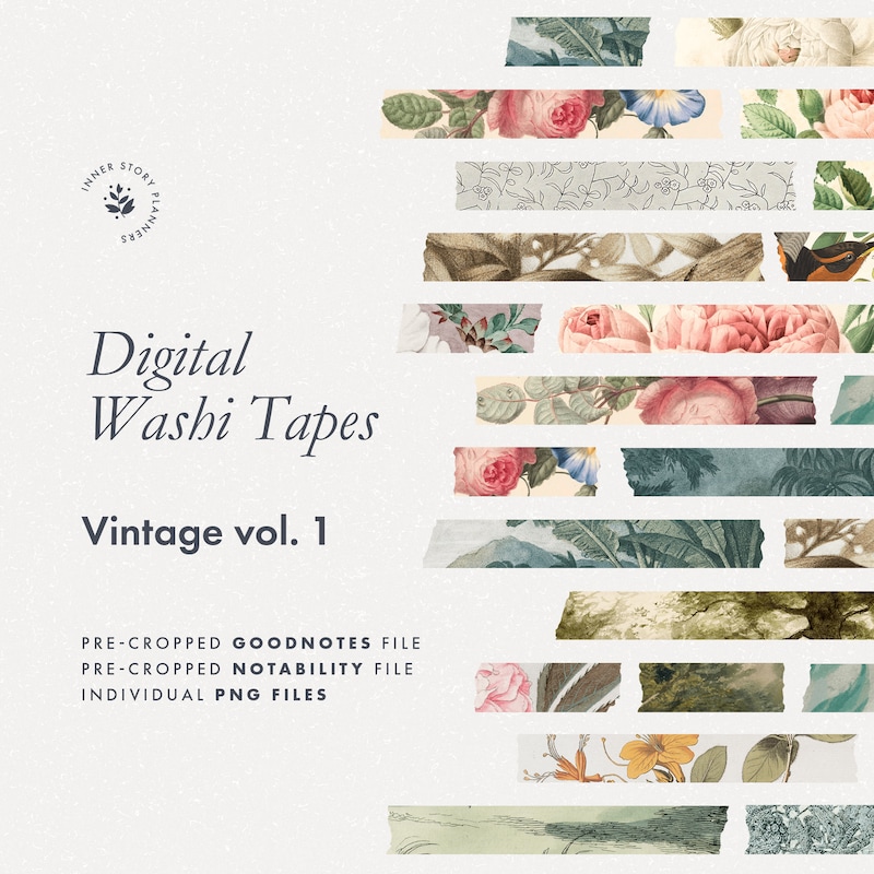 Pink Floral Washi Tape - Etsy