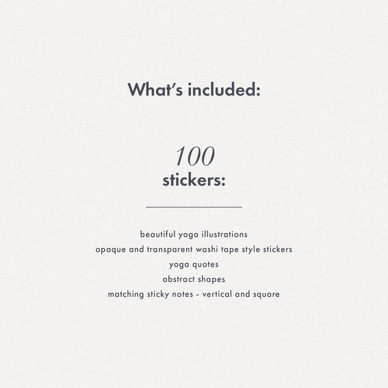 Yoga Digital Stickers: Poses, Quotes, and Washi Tape (goodnotes ...