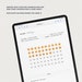 60-day Challenge Goodnotes Template: Minimalist Habit Tracker (PDF) - Etsy