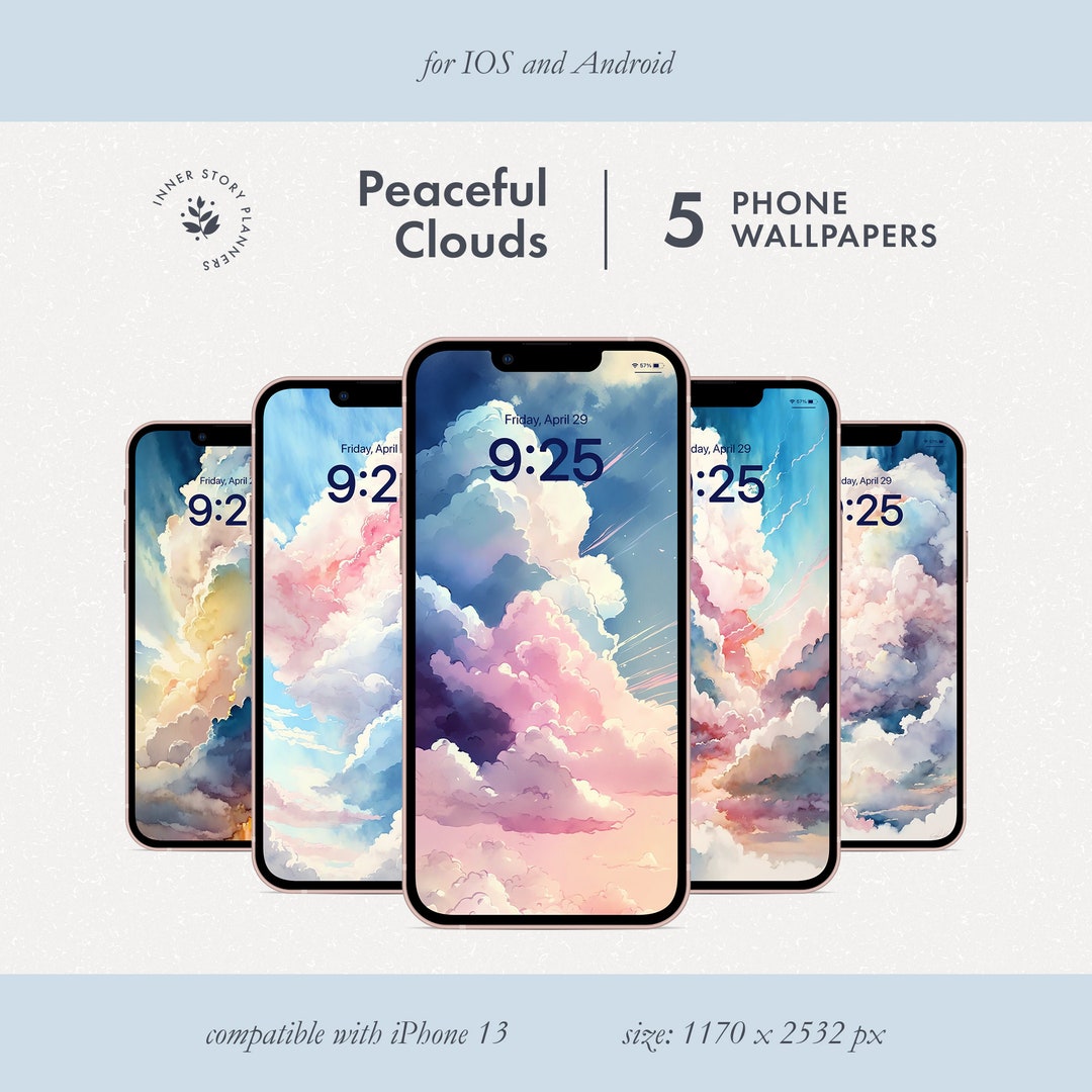 5 Peaceful Clouds iPhone Wallpapers, Dreamy Sky Smartphone Background ...