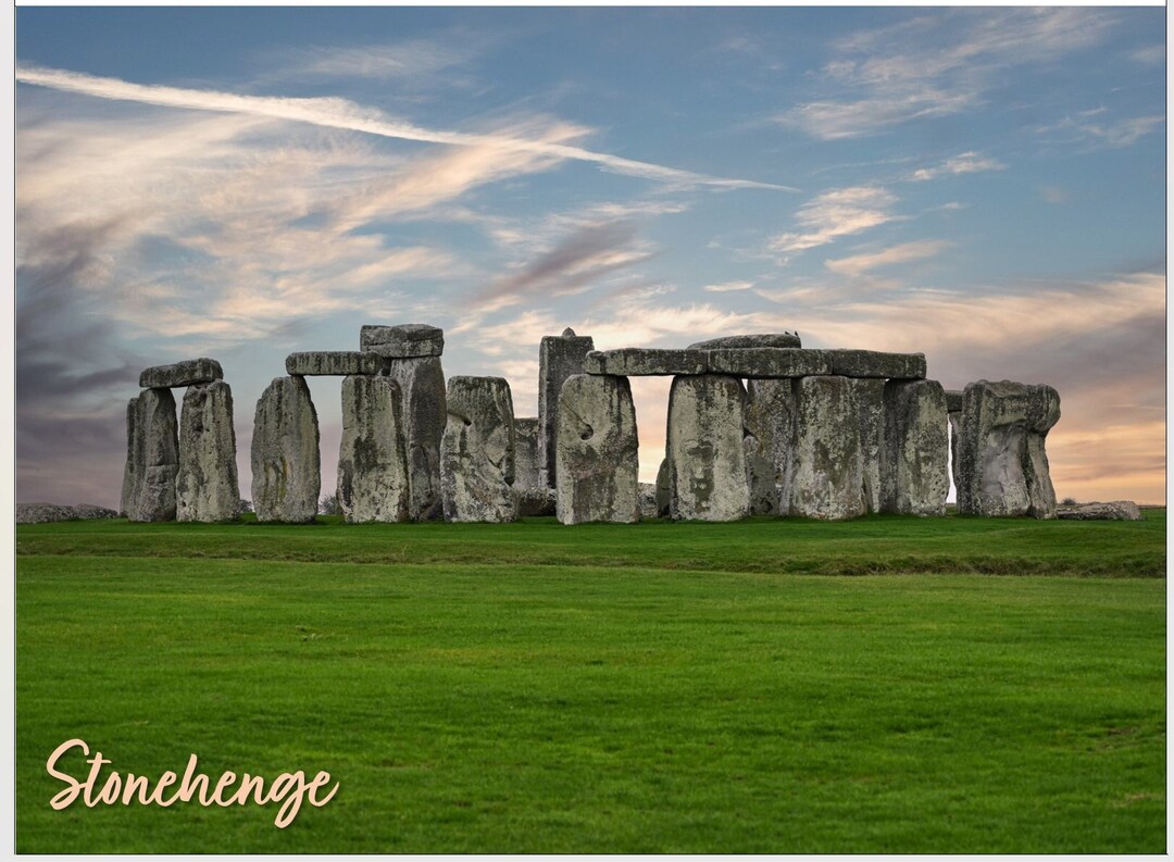 Stonehenge Photocard With an Info at the Back and Envelope Travel ...