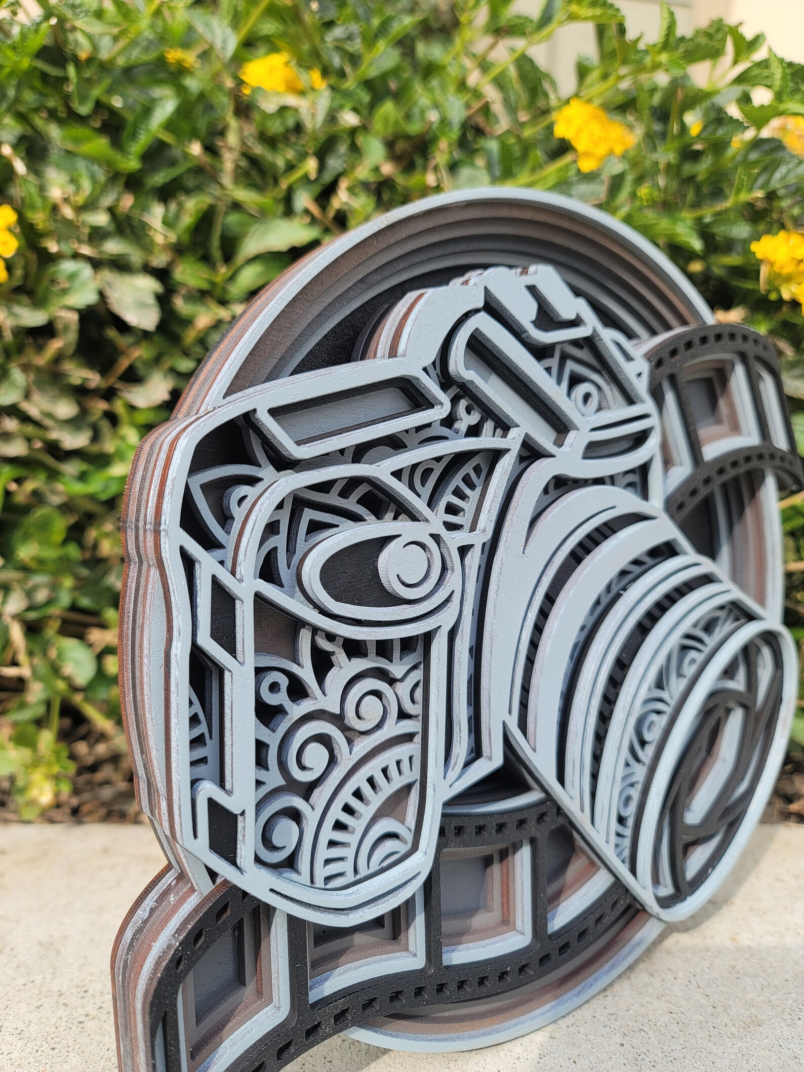 Laser Cut Wooden Mandala Camera - Etsy