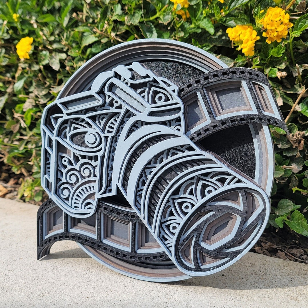 Laser Cut Wooden Mandala Camera - Etsy