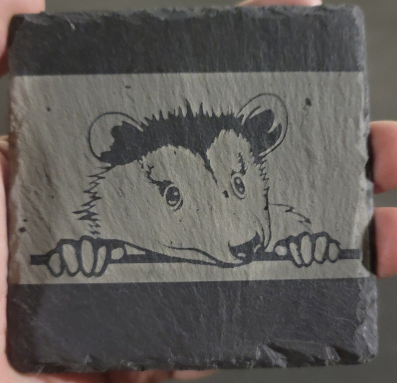 Your Sprit Animal Laser Engraved Slate Coasters - Etsy