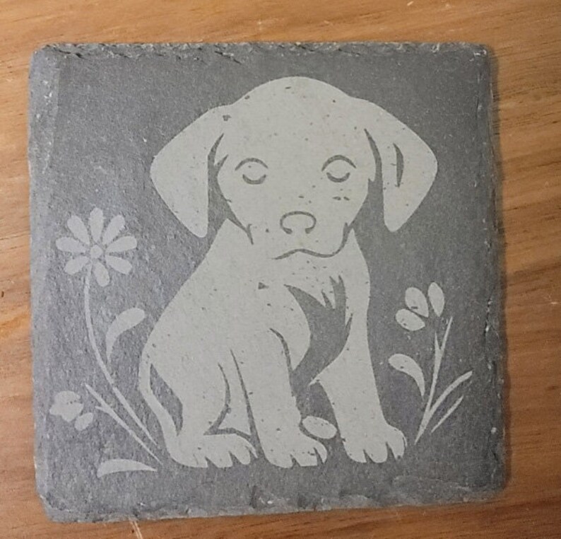 Your Sprit Animal Laser Engraved Slate Coasters - Etsy