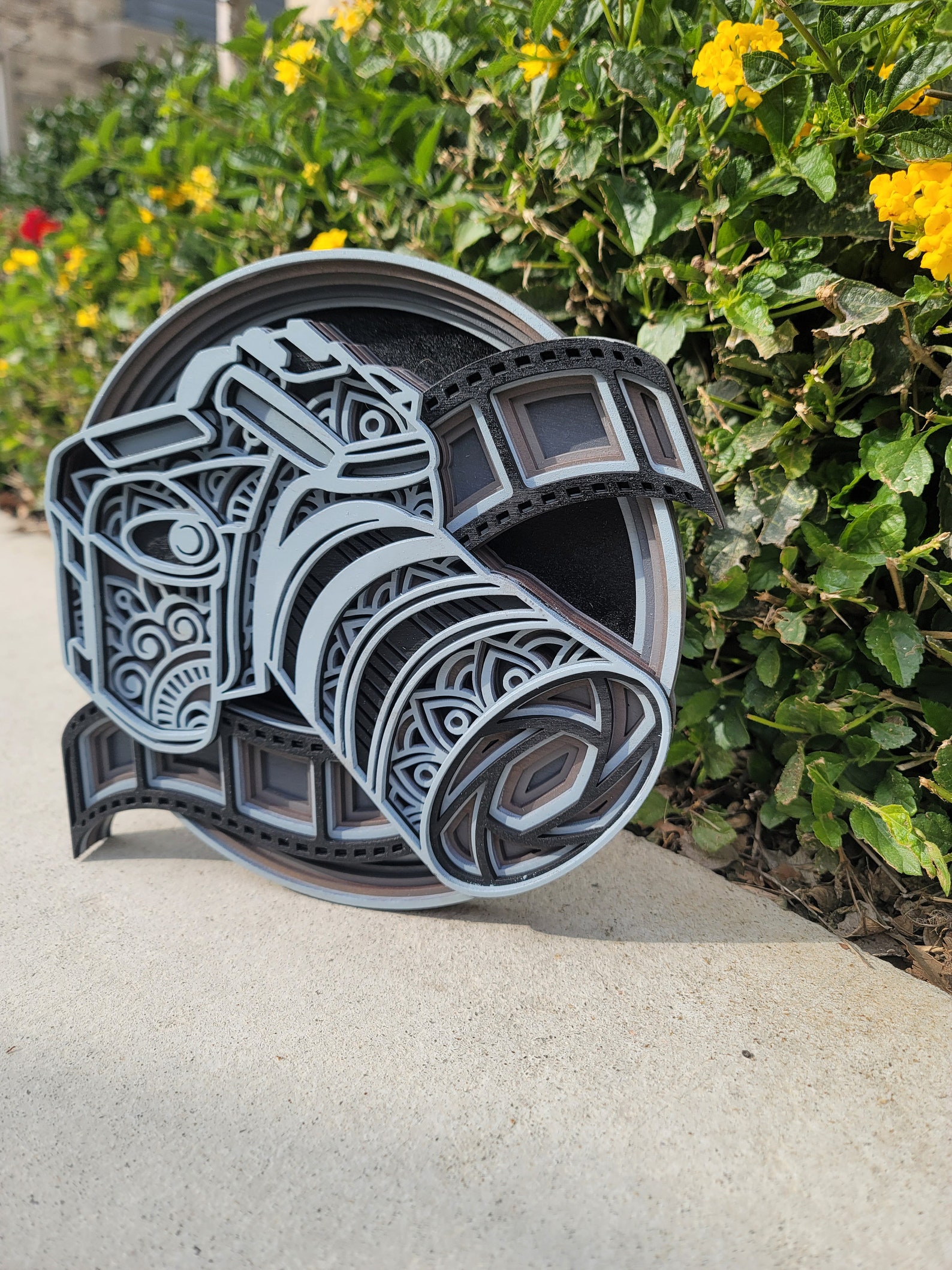 Laser Cut Wooden Mandala Camera - Etsy
