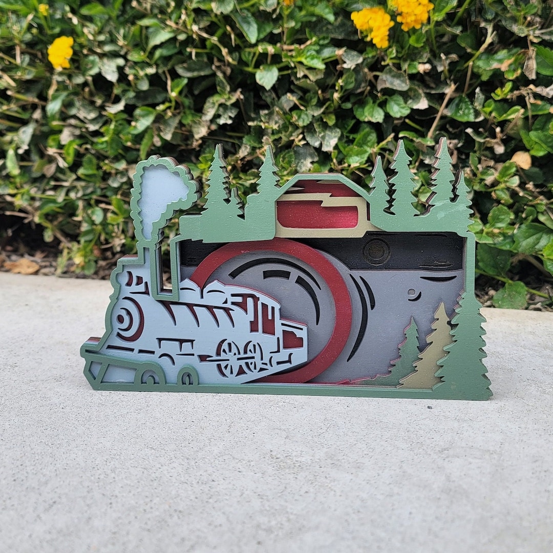 Laser Cut Camera and Train - Etsy