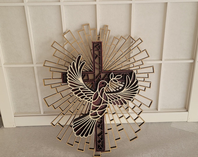 3D Cross Shadow Box SVG/PNG Cut Files | Cross | Easter | Faith | 3D ...