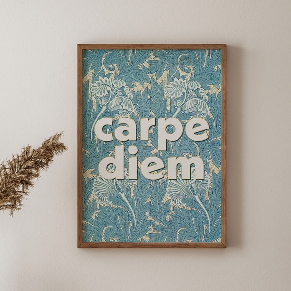 Carpe Diem Poster - Etsy