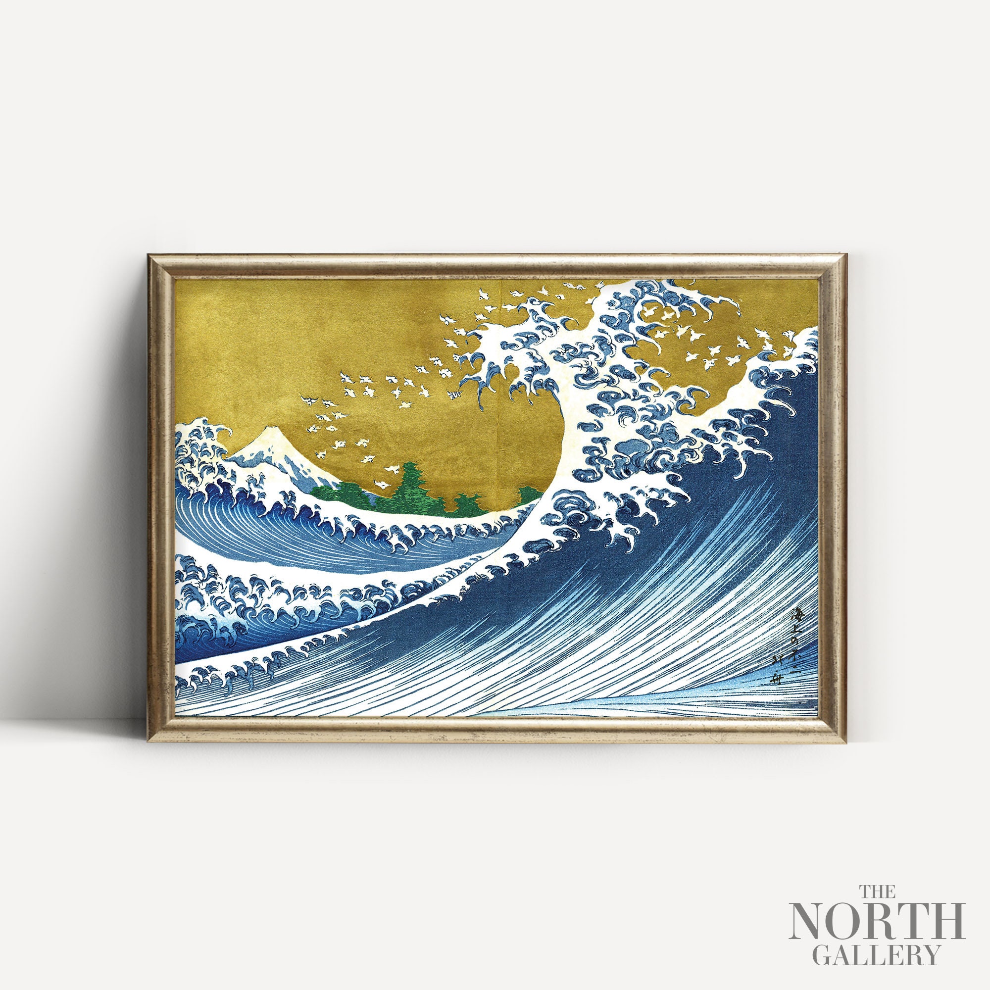 Japanese Art the Great Wave, Mount Fuji Poster Reproduction, Katsushika ...