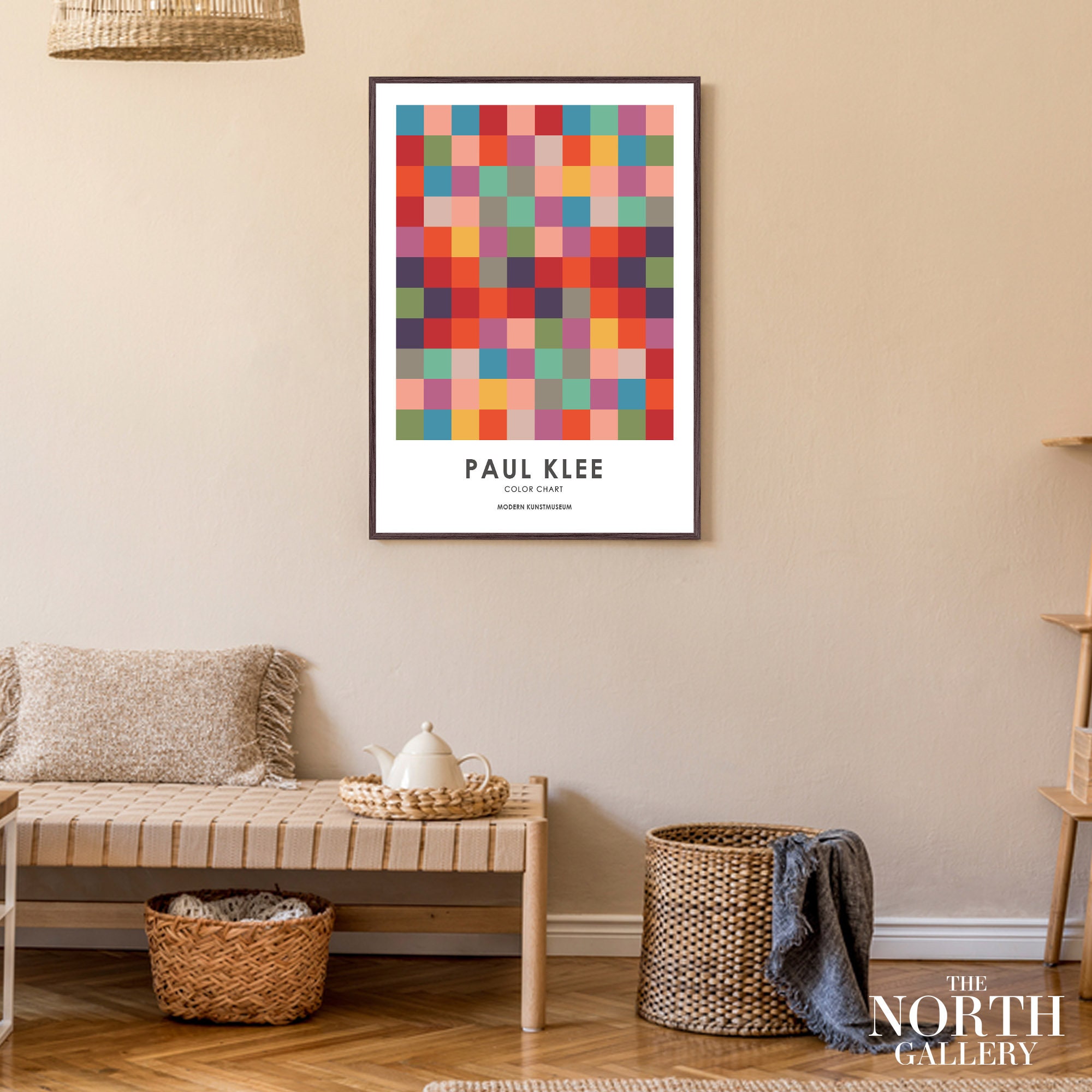 Paul Klee Exhibition Poster, Color Chart, Paul Klee Art Print ...