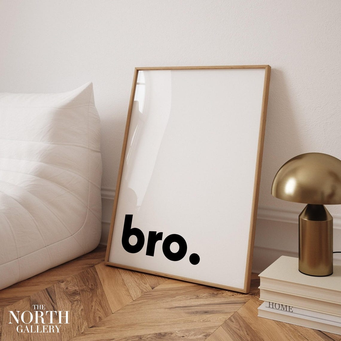 Bro Poster Print, Minimalistic Typography Poster, Boys Room Decor ...