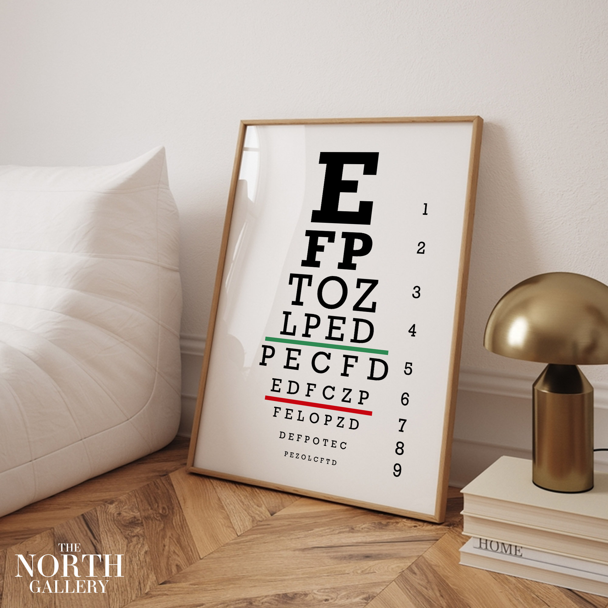 Eyesight Test Print, Eye Exam Chart, Snellen Eye Test Chart ...