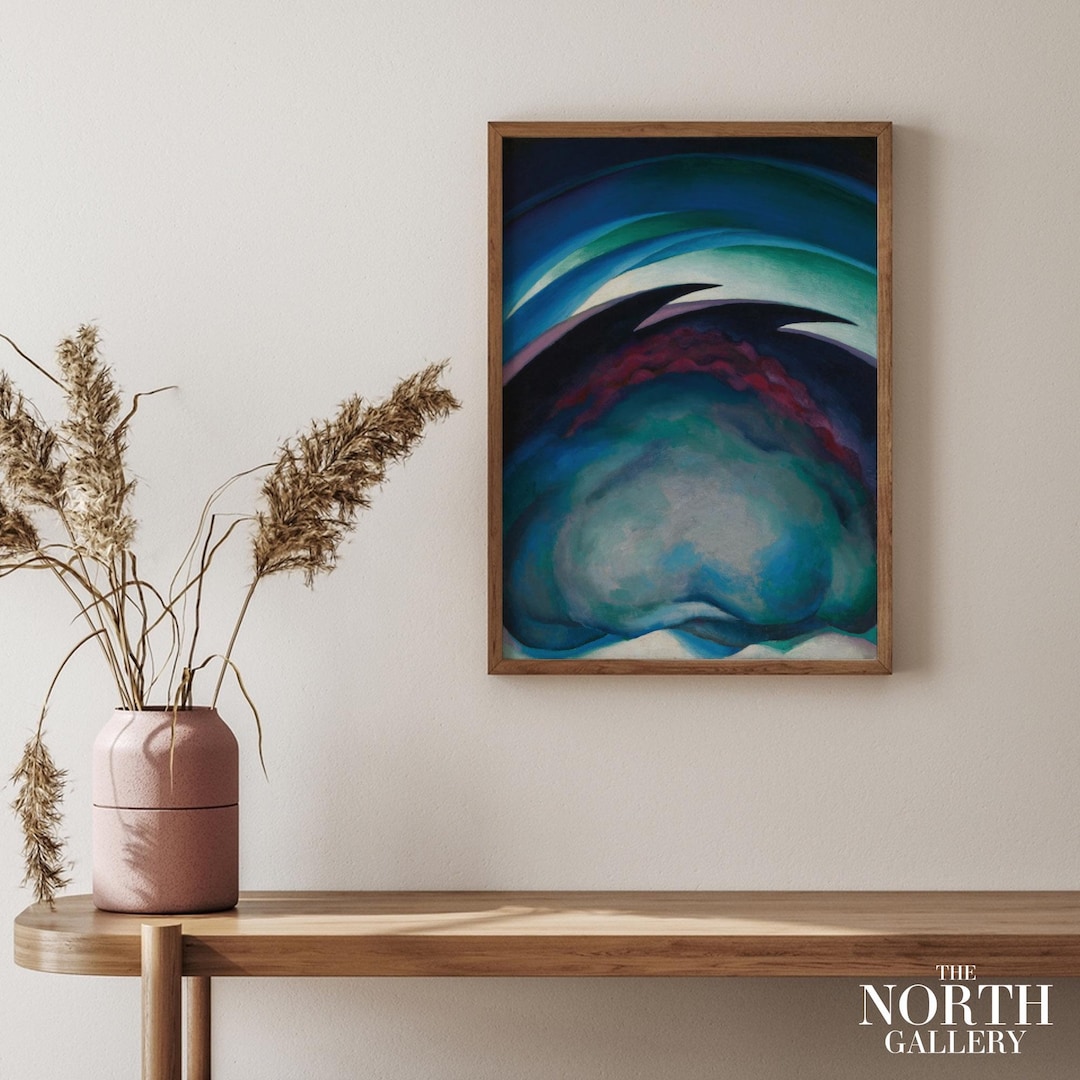 Georgia Okeeffe Print, Series 1 - From the Plains, Iconic Landscape Art ...