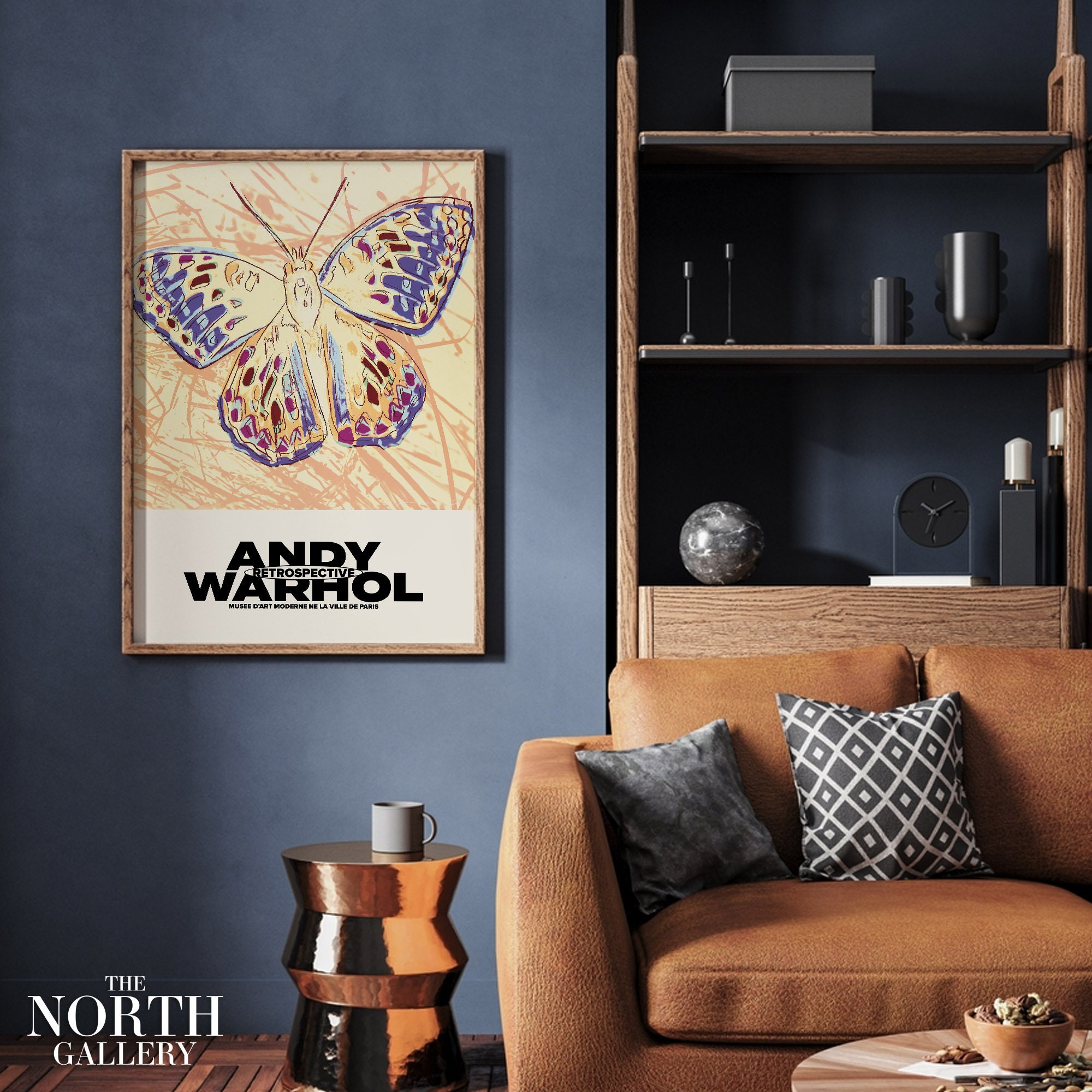 Andy Warhol Butterfly Print Andy Warhol Print Resrospective - Etsy