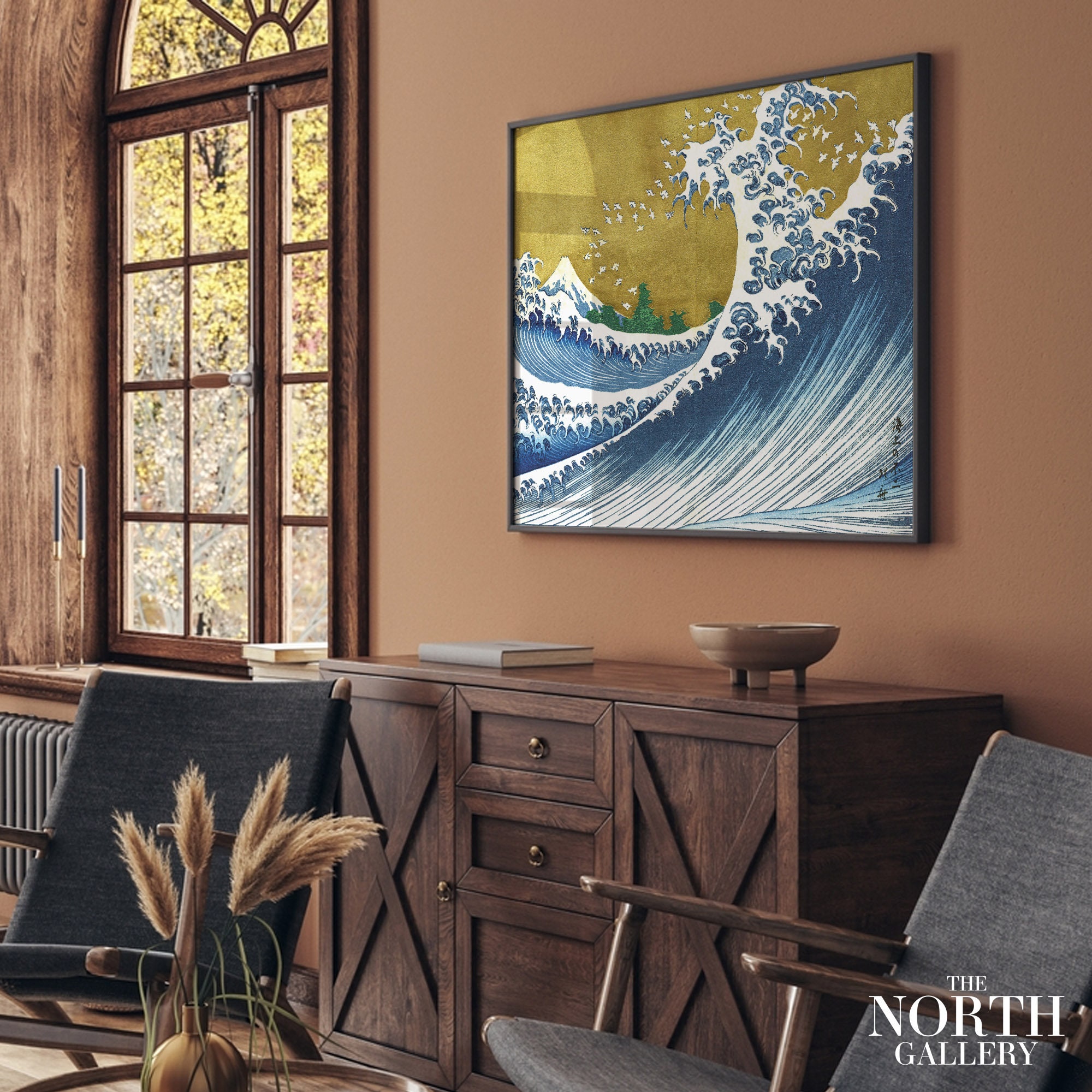 Japanese Art the Great Wave, Mount Fuji Poster Reproduction, Katsushika ...