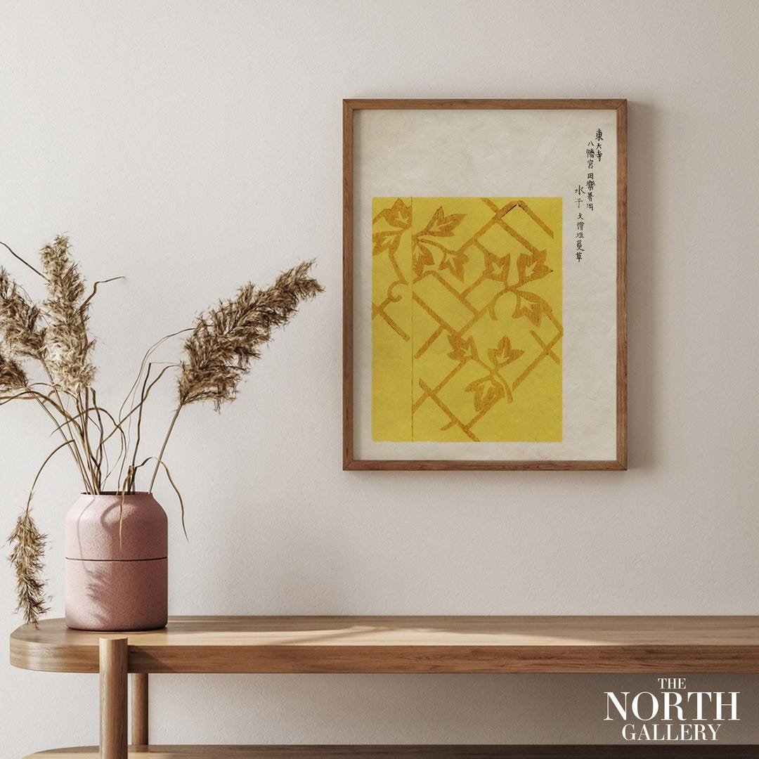 Taguchi Tomoki Japanese Print, Vintage Ornamental Pattern Poster - Etsy