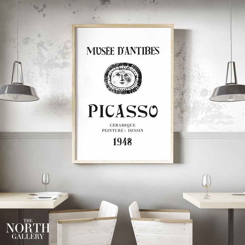 Picasso Musee D'antibes Poster, Pablo Picasso Poster, Picasso ...