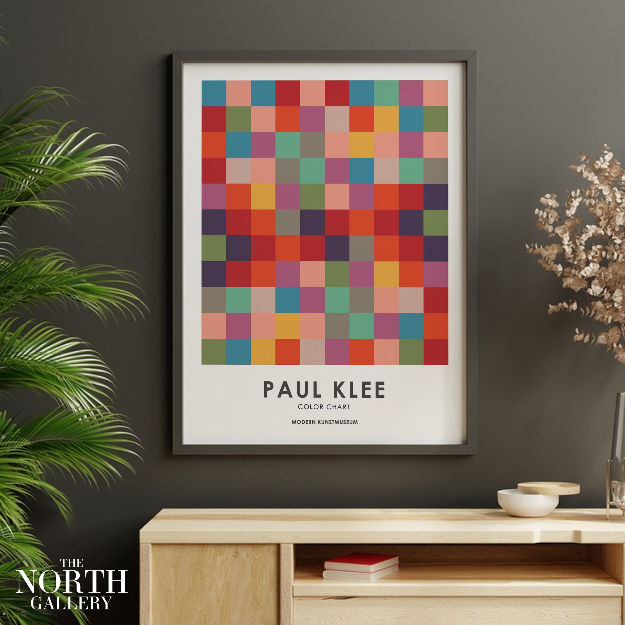 Paul Klee Exhibition Poster, Color Chart, Paul Klee Art Print ...