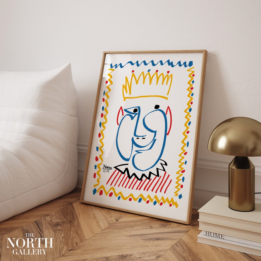 Picasso One Line Art Print, Picasso Sketch, Minimal Line Poster ...