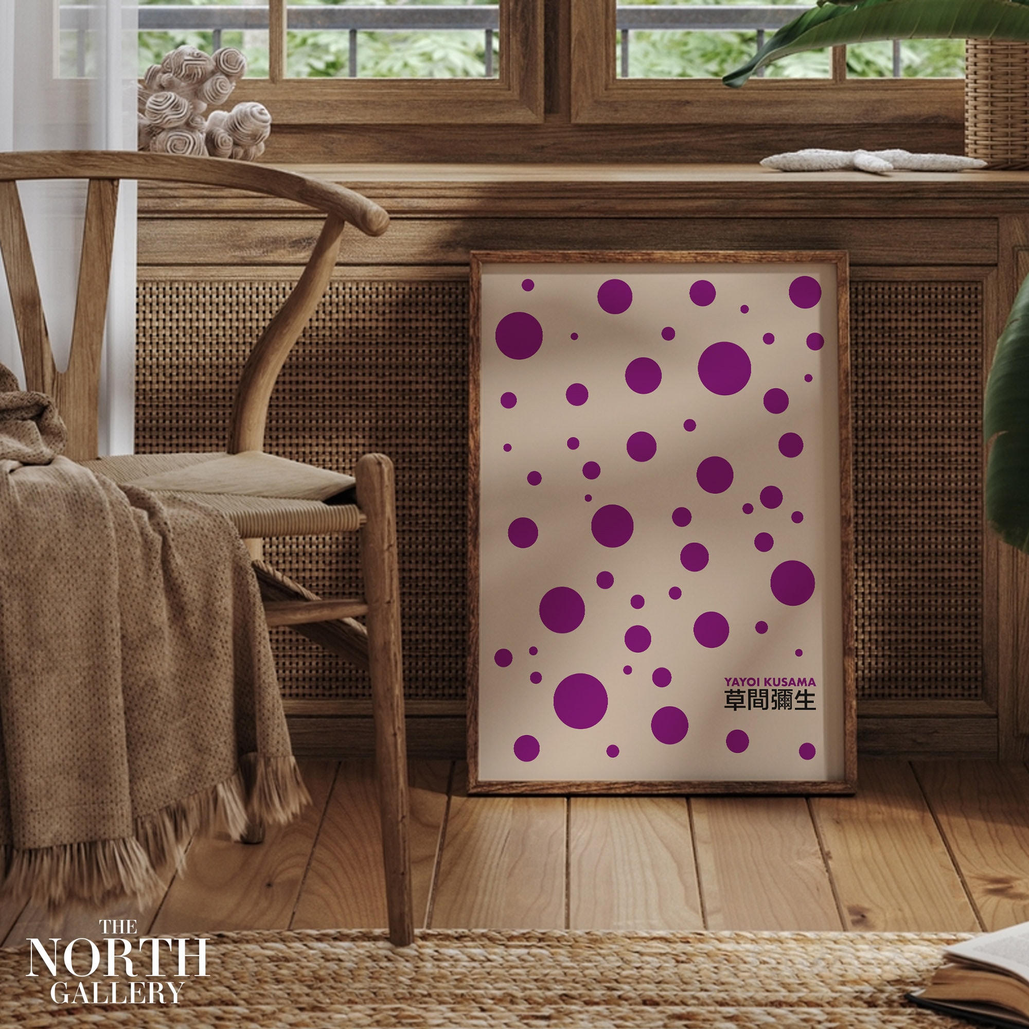 Yayoi Kusama Art Print, Infinity Dots, Kusama Purple Dots, Kusama Polka ...