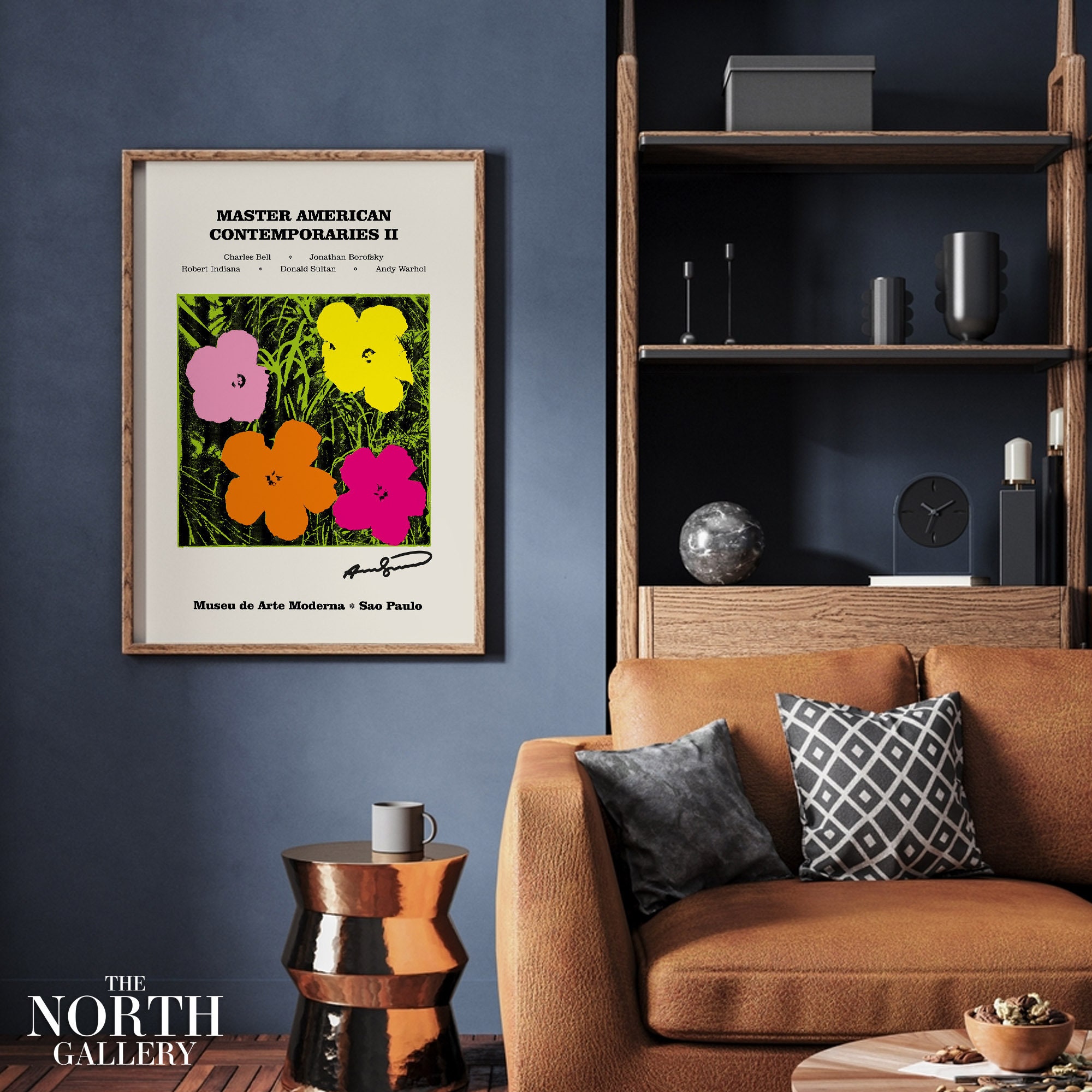 Andy Warhol Flowers Exhibition Poster Print, Andy Warhol Poster Pop Art ...