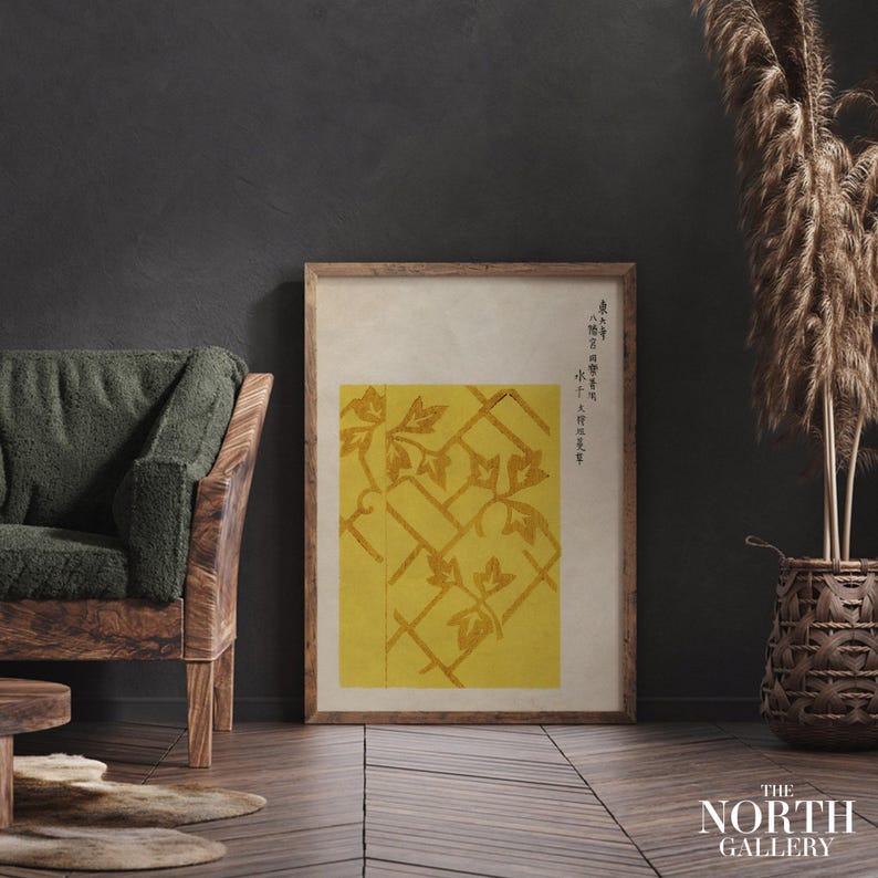 Taguchi Tomoki Japanese Print, Vintage Ornamental Pattern Poster - Etsy