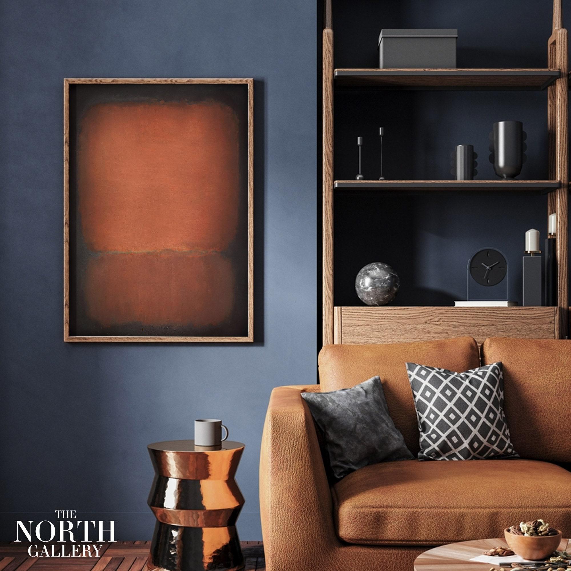 Mark Rothko Art Print, Abstract Expressionist Poster, Dark Colors - Etsy