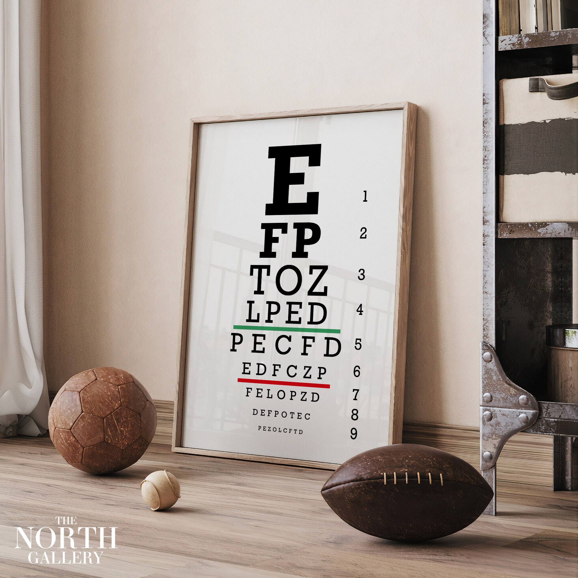 Eyesight Test Print, Eye Exam Chart, Snellen Eye Test Chart ...