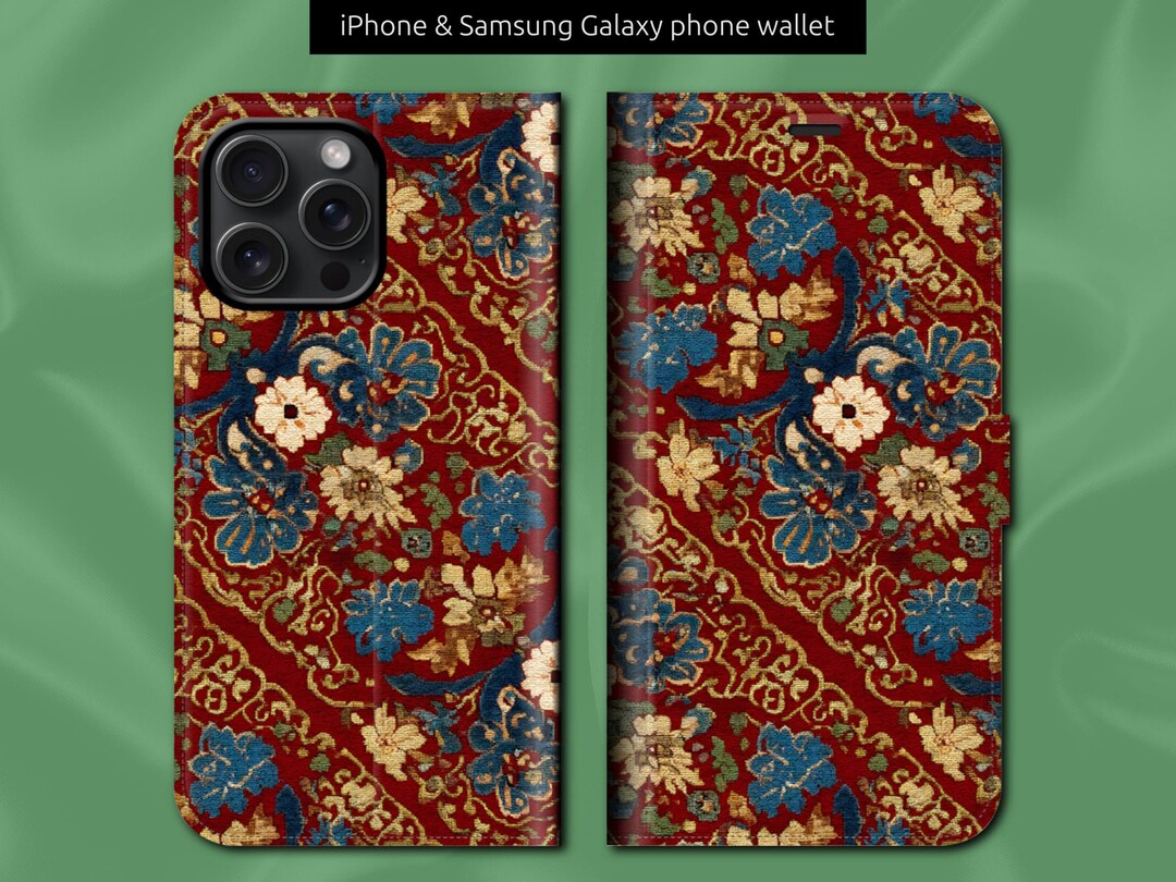 William Morris Inspired Brocade Tapestry Embroidery Art Nouveau, iPhone ...