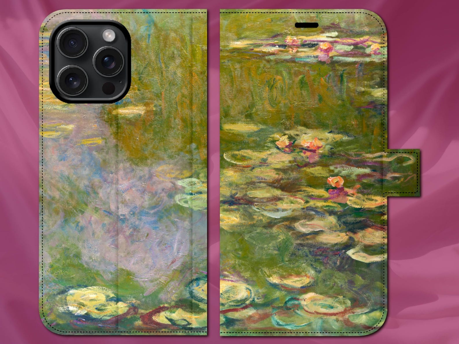 Water Lilies by Claude Monet Impressionist Art, iPhone 7,8,X,11,12,SE ...