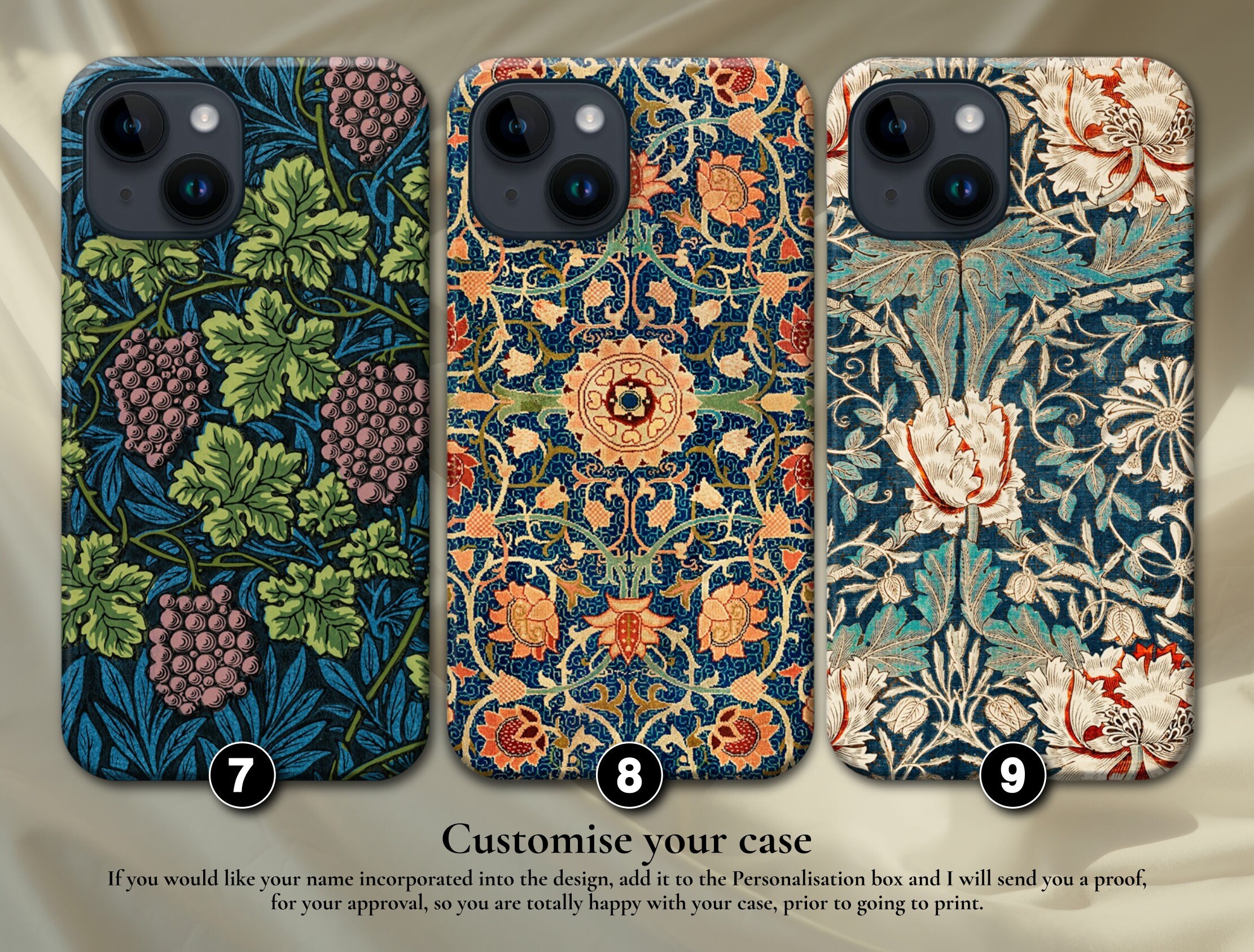 William Morris Art Nouveau Selection of 24 Classic Designs, GLOSS ...