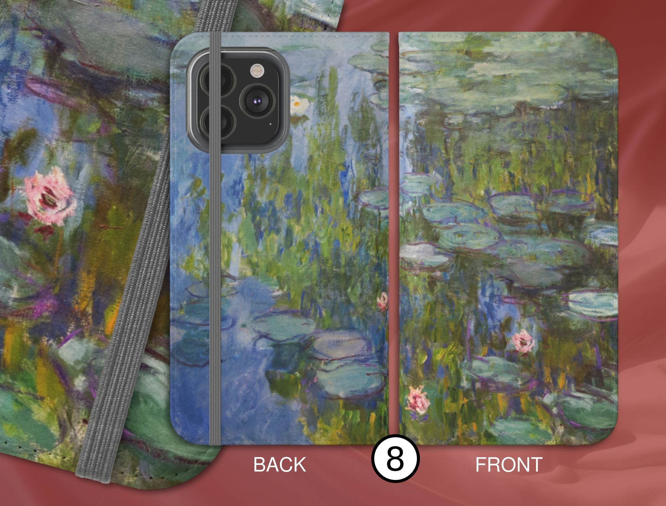 Claude Monet Impressionist Art Collection of 8 Classic Artworks, iPhone ...