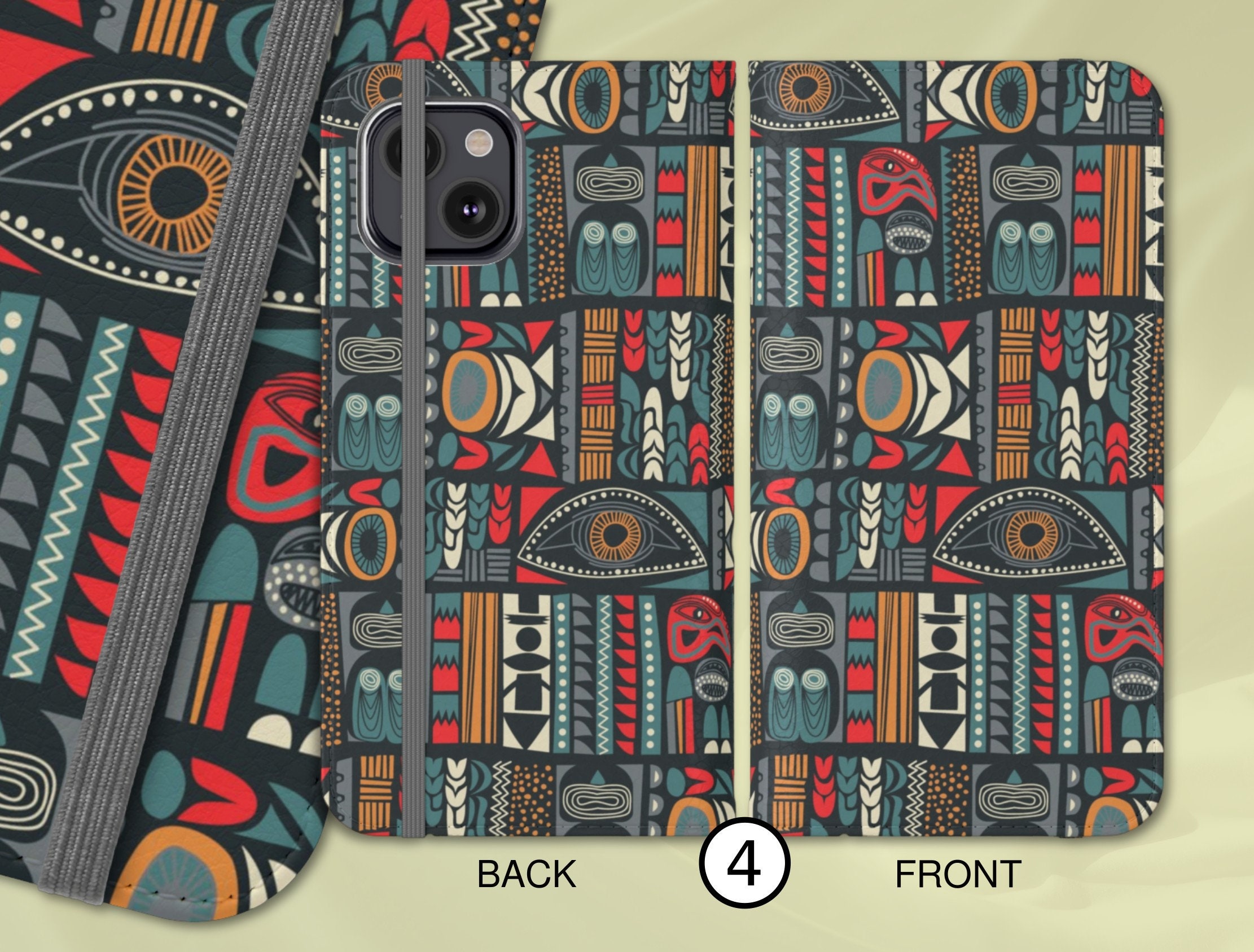 Boho Ethnic Native American Aztec Aboriginal Set of 8 Designs, iPhone ...