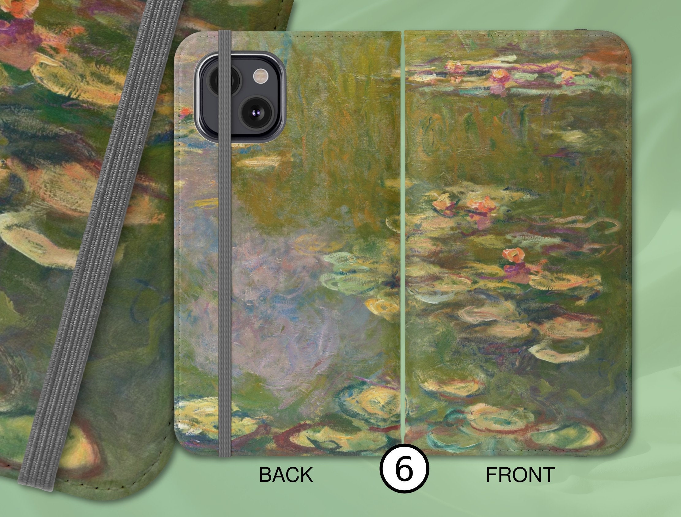 Claude Monet Impressionist Art Collection of 8 Classic Artworks, iPhone ...