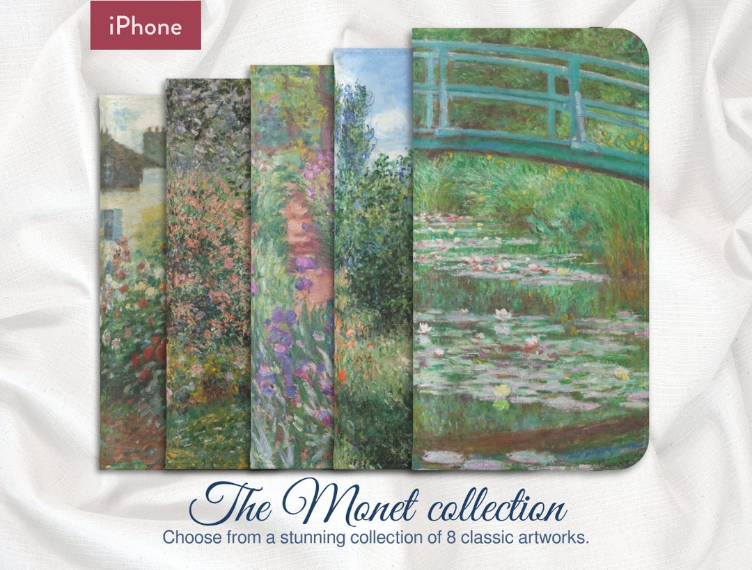 Claude Monet Impressionist Art Collection of 8 Classic Artworks, iPhone ...