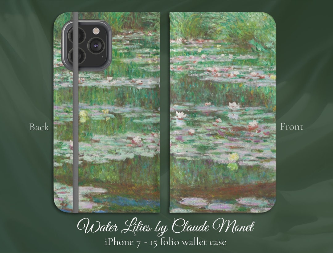 Water Lilies by Claude Monet, Impressionist Art, iPhone Flip Folio ...