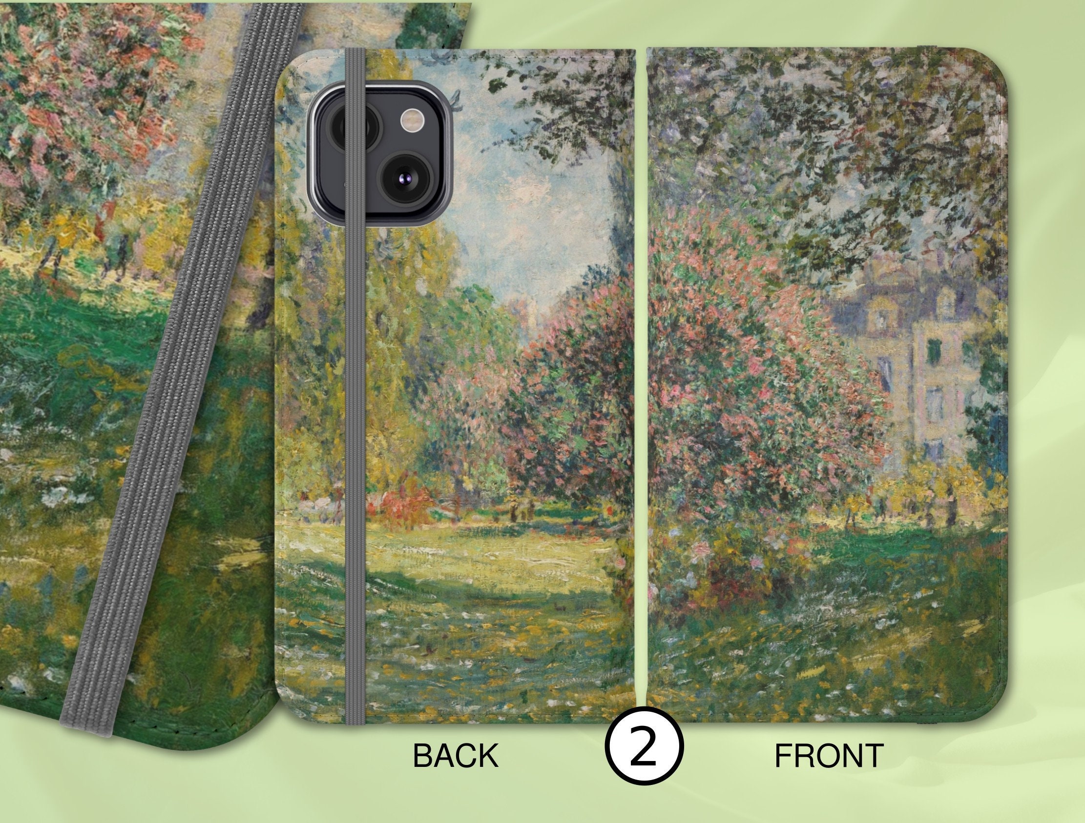 Claude Monet Impressionist Art Collection of 8 Classic Artworks, iPhone ...