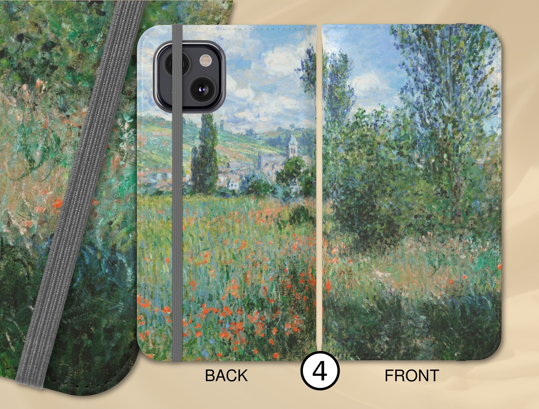 Claude Monet Impressionist Art Collection of 8 Classic Artworks, iPhone ...