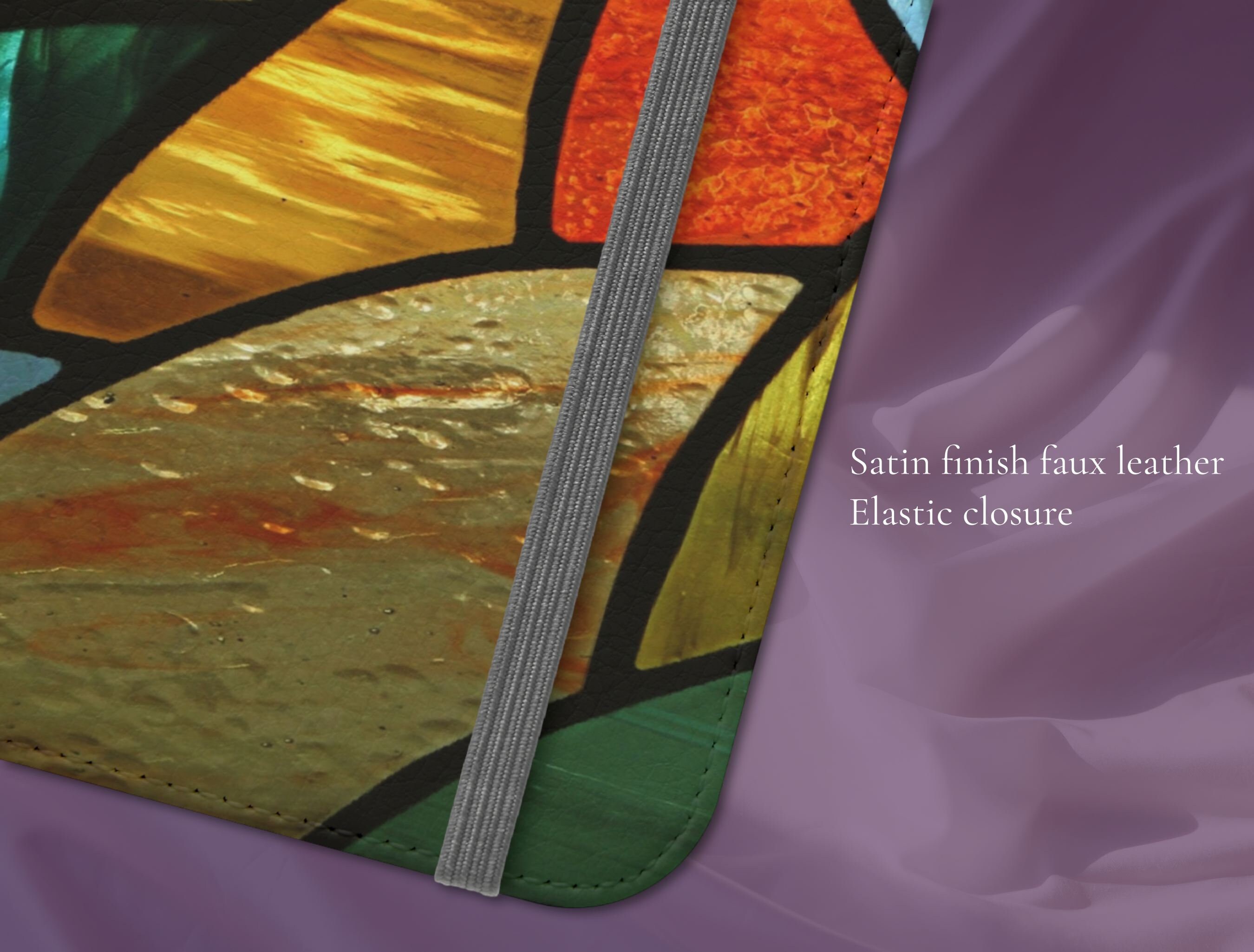 Art Deco Stained Glass Window Design, iPhone Flip Folio Wallet Case ...