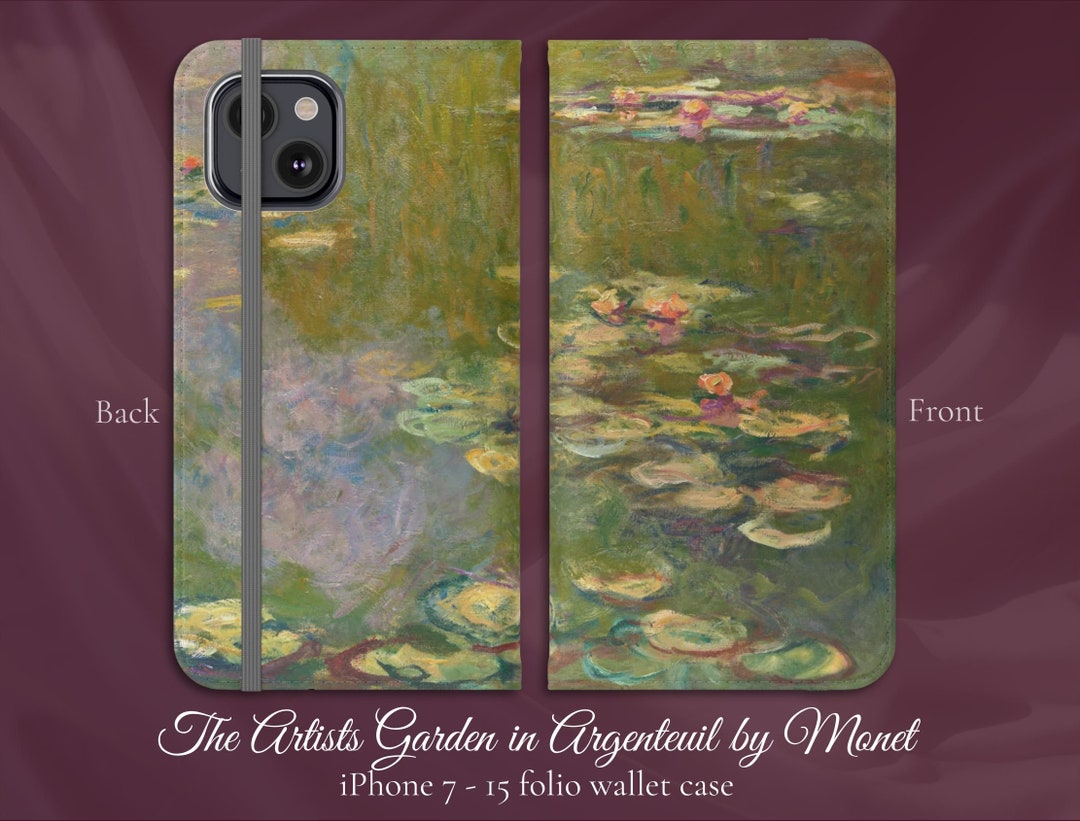 Water Lilies by Claude Monet Classic Impressionist Art, iPhone Flip ...